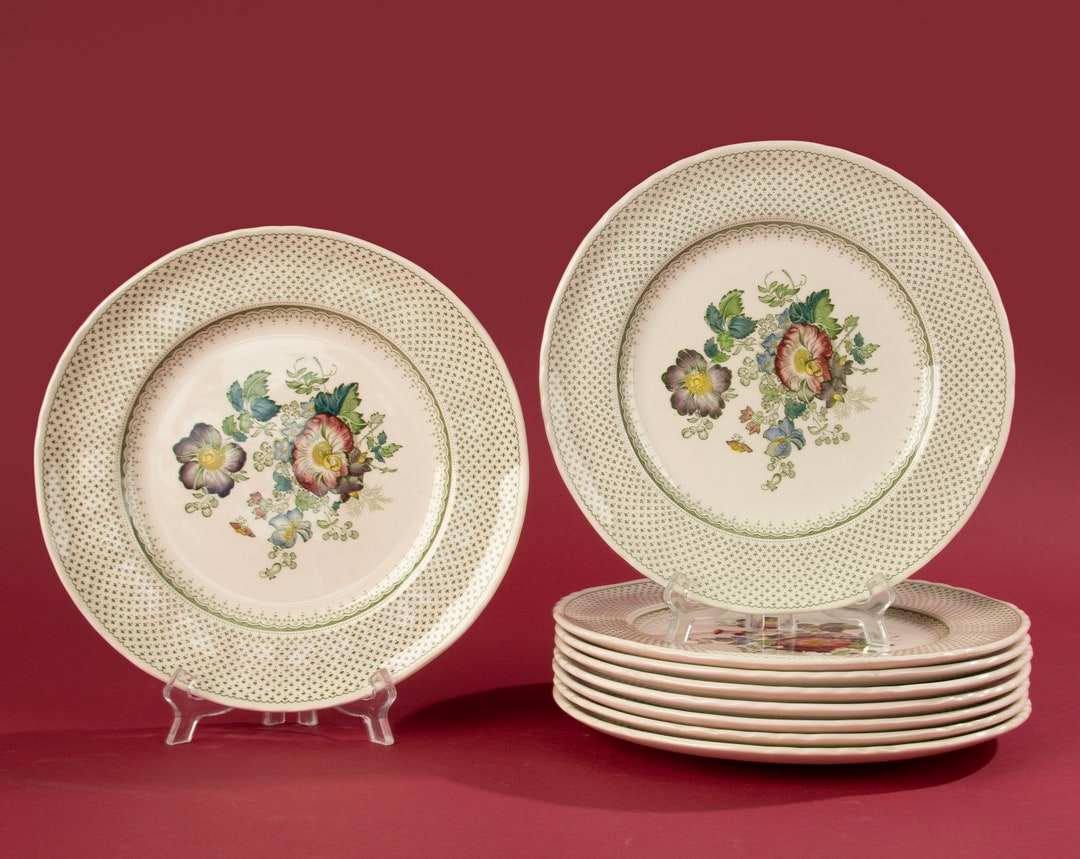 Set of 9 Dinner Plates - Masons - Paynsley - Etsy
