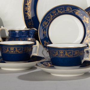 11-piece Tea Set Copeland Spode Porphyry - Etsy