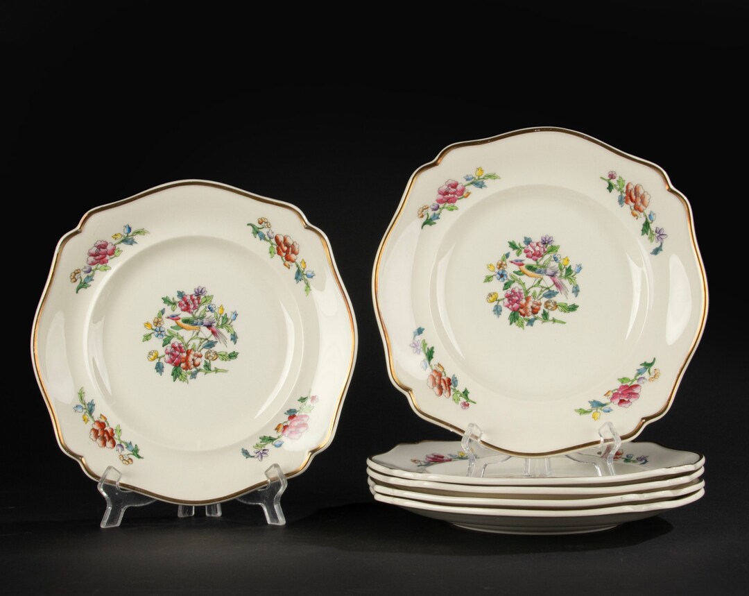 Set of 6 Plates Petrus Regout Maastricht Cherbourg - Etsy