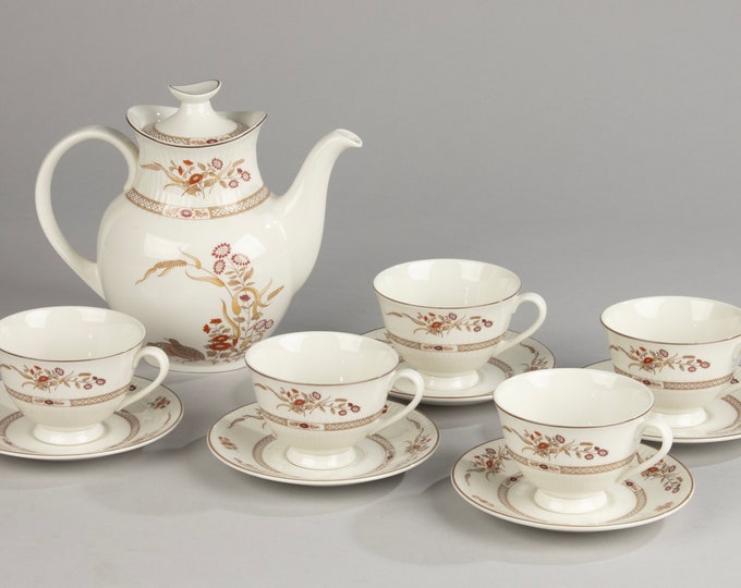 6-piece Tea Set - Royal Doulton - Russet Glen - Etsy