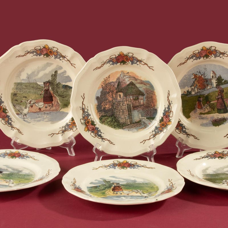 Vintage obernai geschirr - Etsy.de