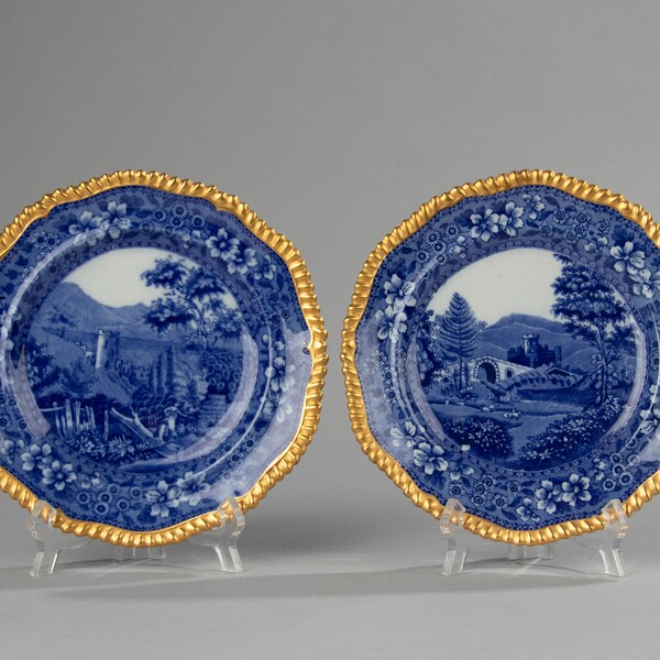 Antique Spode Plates - Etsy