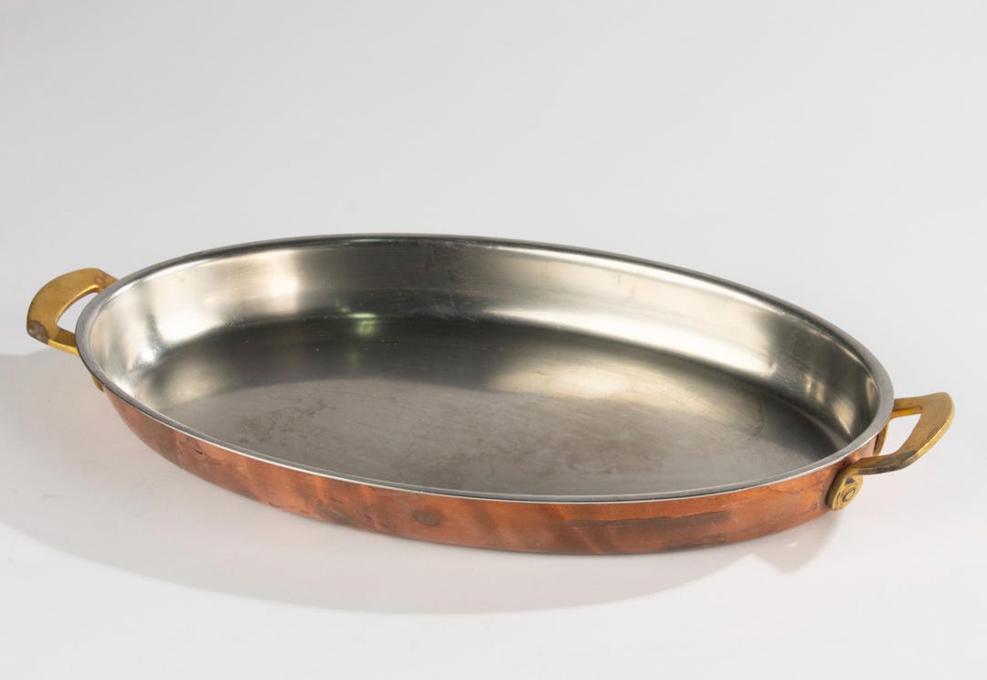 Vintage Copper Fish Pan - Etsy