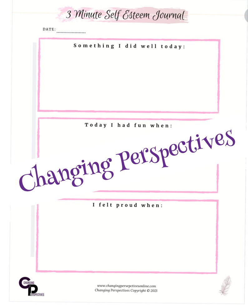 Self Esteem and Gratitude Journal Digital Download - Etsy