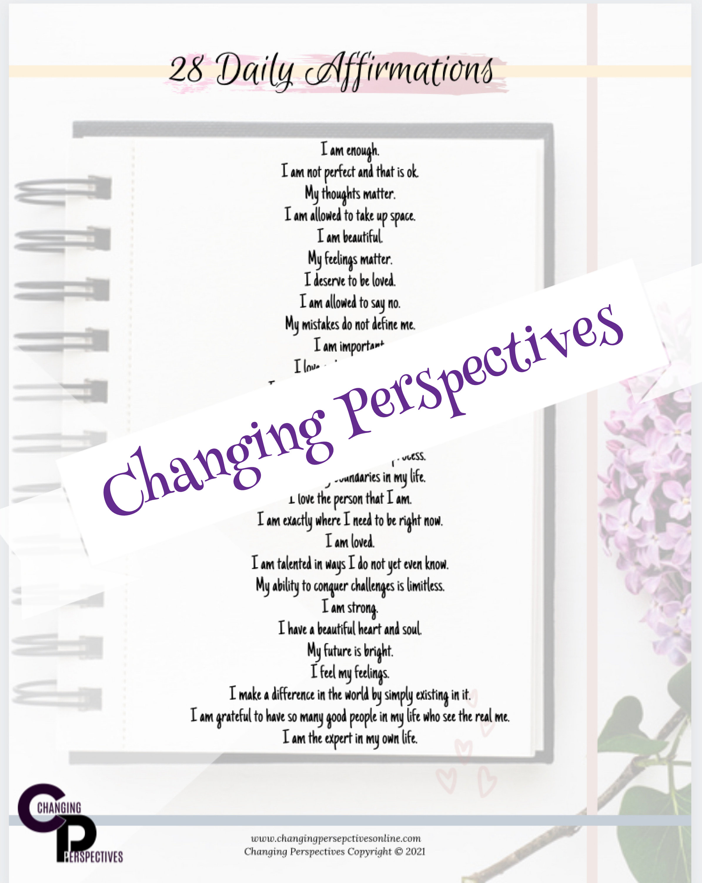 Daily Affirmations Printable Digital Download - Etsy