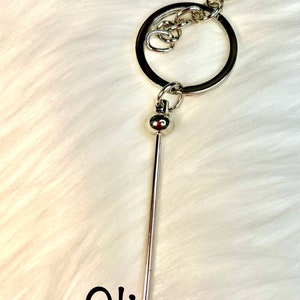 Premium Beadable Keychain With Matching Bars , Crafting Blanks ...