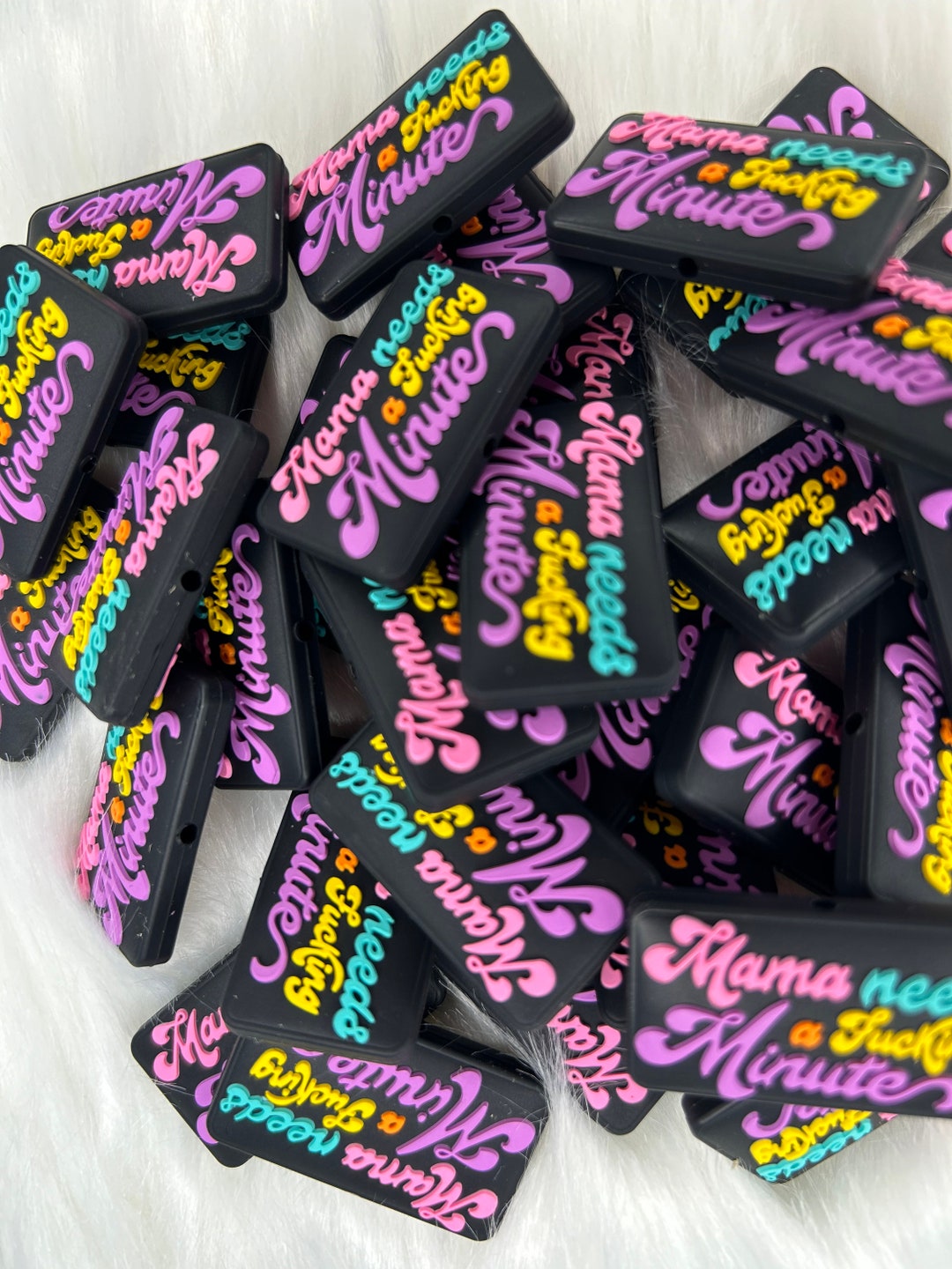 2 Pk Adult Only Focal See Pic Focal, Focal Bead for Wristlet, Focal ...