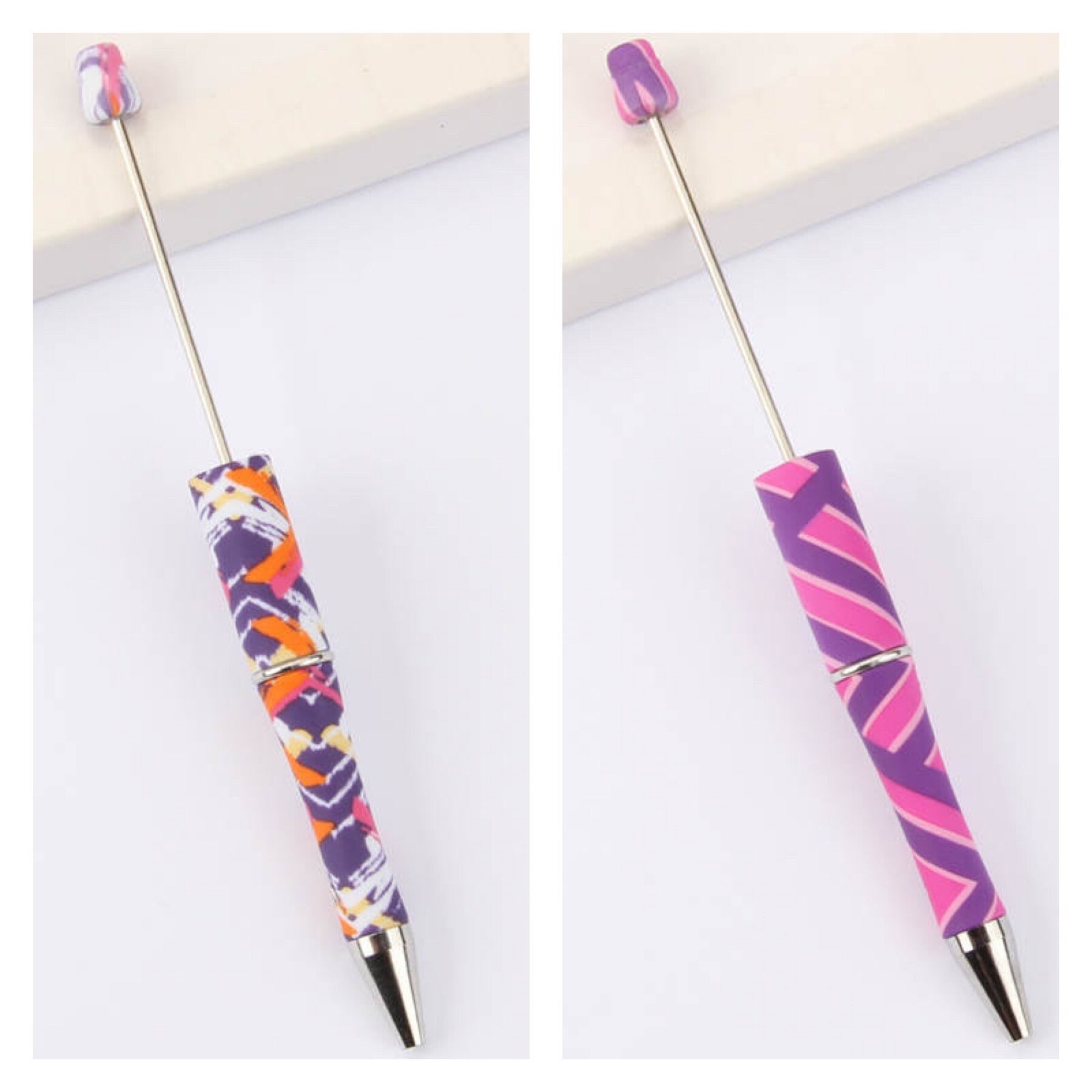 HEY NEW Printed/patterned Beadable Pens DIY Plastic Blank - Etsy