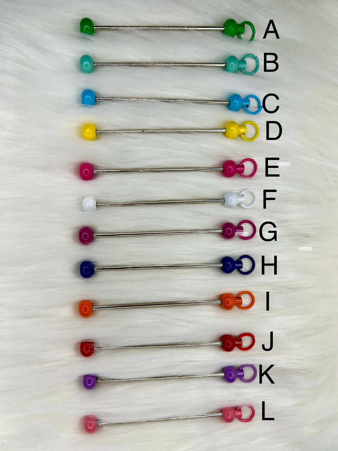New Colored Beadable Bars, Keychain Blanks, Crafting Blanks, Beadable ...