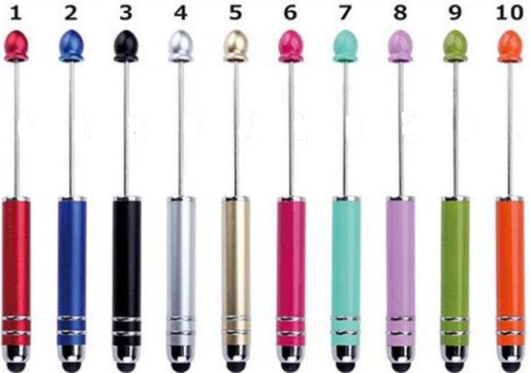 CHECK These Out! New Shimmer Stylus Beadable Pen, DIY Plastic/metal ...