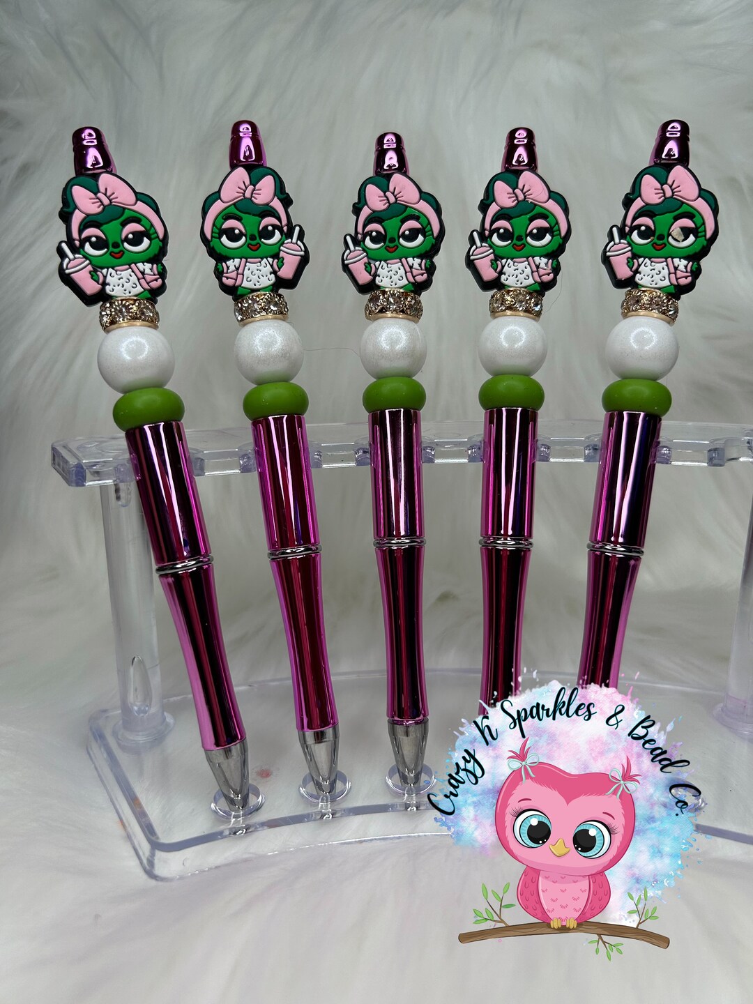 Exclusive Miss G Focal Beadable Pen, DIY Plastic Focal Beadable , Note ...