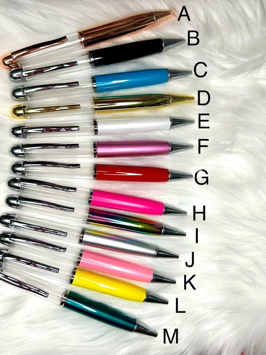 NEW DYI Fat Barrel Fillable Pen, Ink Pen, Big Barrel, DYI, Pens, Empty ...