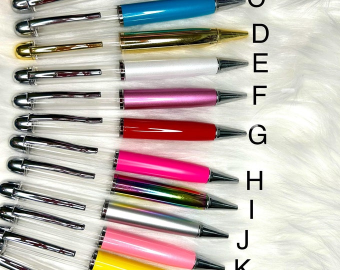 DYI Fat Barrel Fillable Pen, Ink Pen, Big Barrel, DYI, Pens, Empty ...