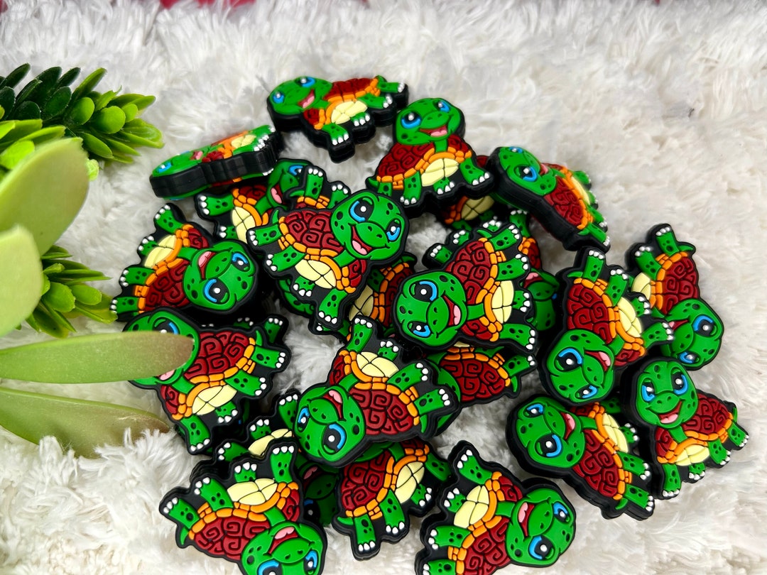 EXCLUSIVE Toby the Happy Go Lucky Turtle Focal Bead Animal Beads ...