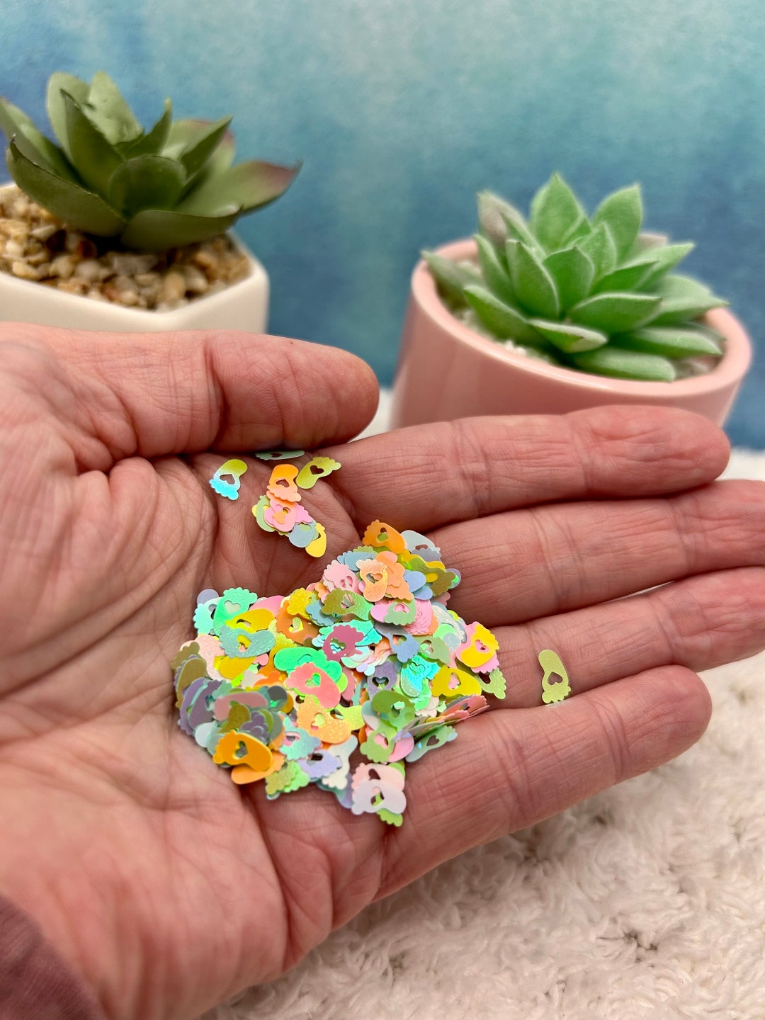 NEW Footprints in the Sand Shaped Glitter Tumbler Nail Art - Etsy