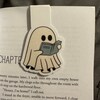 Magnetic Bookmark Ghost Reading a Book - Etsy