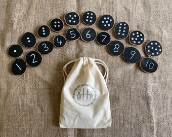 Tens Frame Nature Number Cards Printable 0-10 Subitising - Etsy