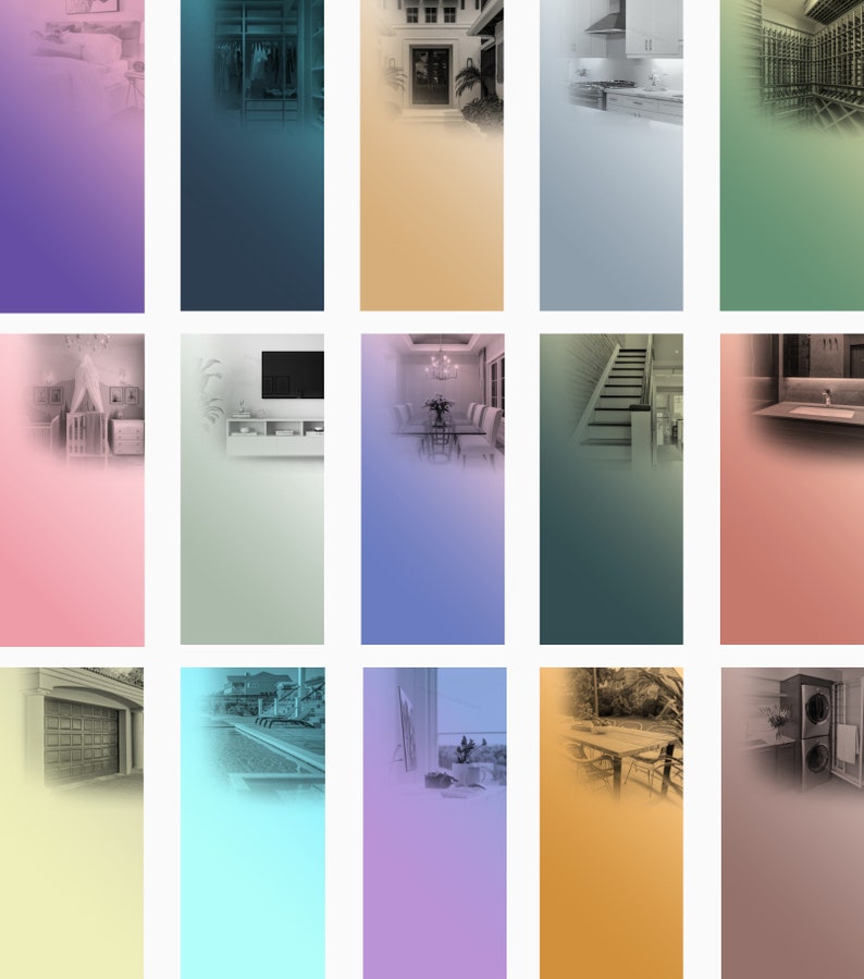 Homekit Wallpapers - Modern Set - Etsy