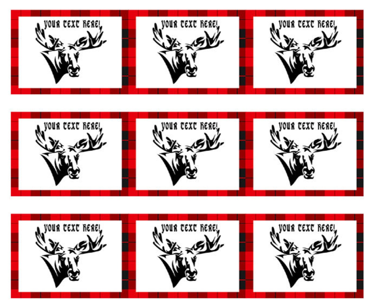 Moose Edible Cake or Cupcake Topper - Etsy