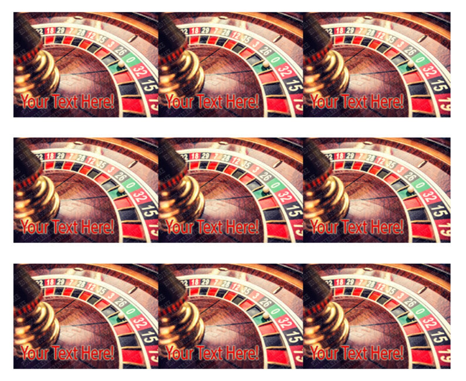 Roulette Wheel in Casino Edible Cake or Cupcake Topper - Etsy