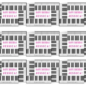 Piano Keys - Edible Cake or Cupcake Topper - Etsy