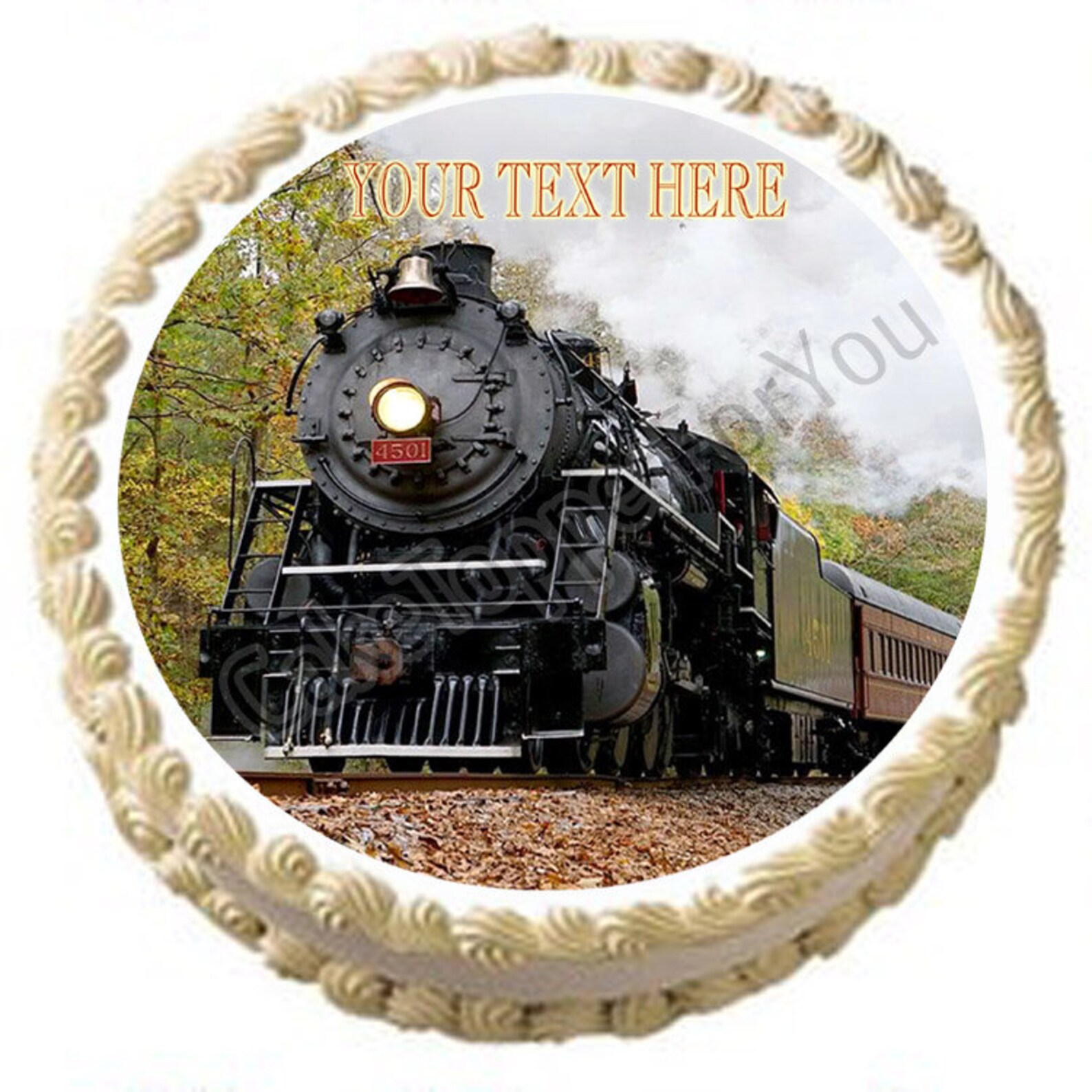 Train nr1 Edible Cake or Cupcake Topper - Etsy