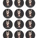 Rock & Roll Hand - Edible Cake or Cupcake Topper - Etsy