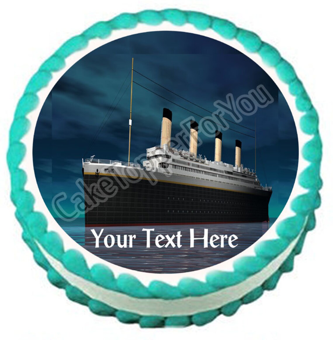 Titanic Ship (nr1) - Edible Cake or Cupcake Topper - Etsy