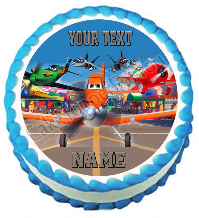 Planes Edible Cake or Cupcake Topper | Etsy