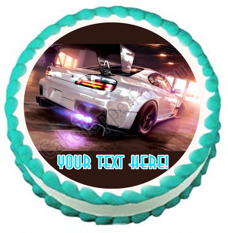 Need for Speed - Edible Cake or Cupcake Topper - Etsy