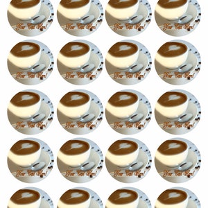 Coffee - Edible Cake or Cupcake Topper - Etsy