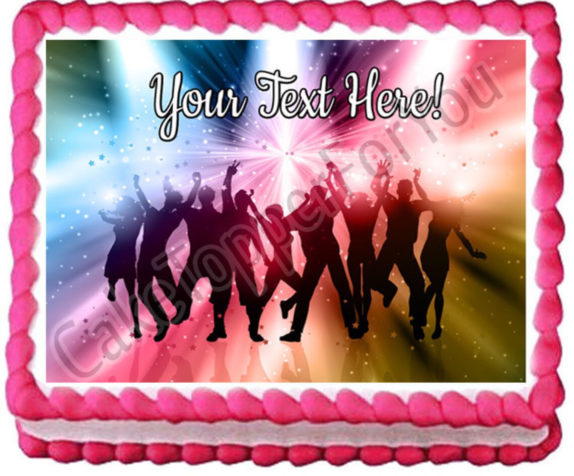 Party People - Edible Cake or Cupcake Topper - Etsy