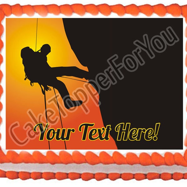 Mountain Climbing Cake Topper - Etsy