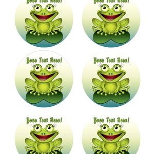 Frog - Edible Cake or Cupcake Topper - Etsy