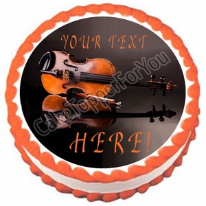Old Violin - Edible Cake or Cupcake Topper - Etsy