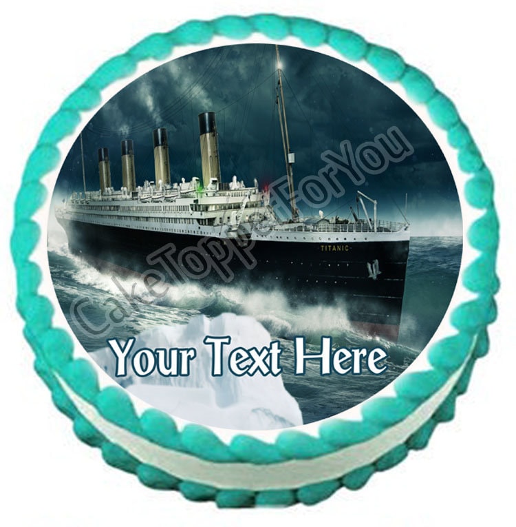 Titanic Ship (nr2) - Edible Cake or Cupcake Topper - Etsy