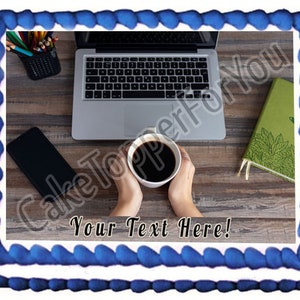 Laptop Keyboard - Edible Cake or Cupcake Topper - Etsy