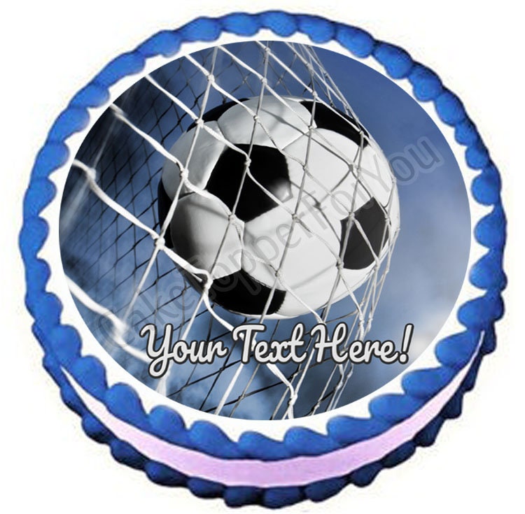 Soccer Ball nr2 Edible Cake or Cupcake Topper - Etsy
