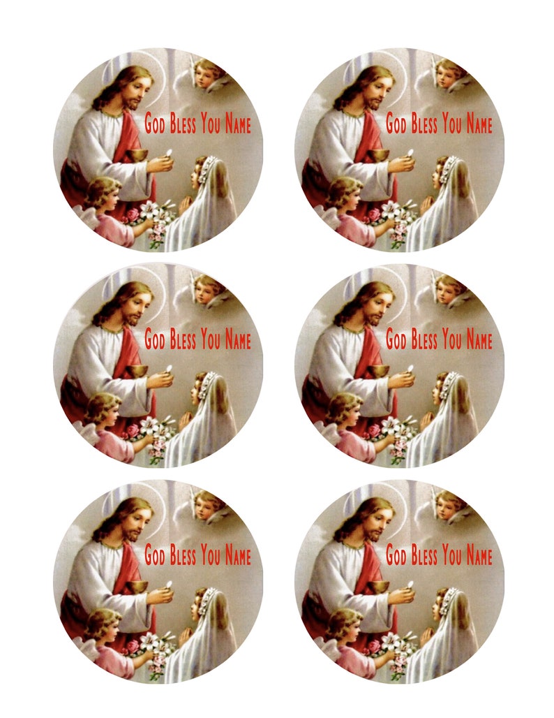 First Communion - Edible Cake or Cupcake Topper - Etsy