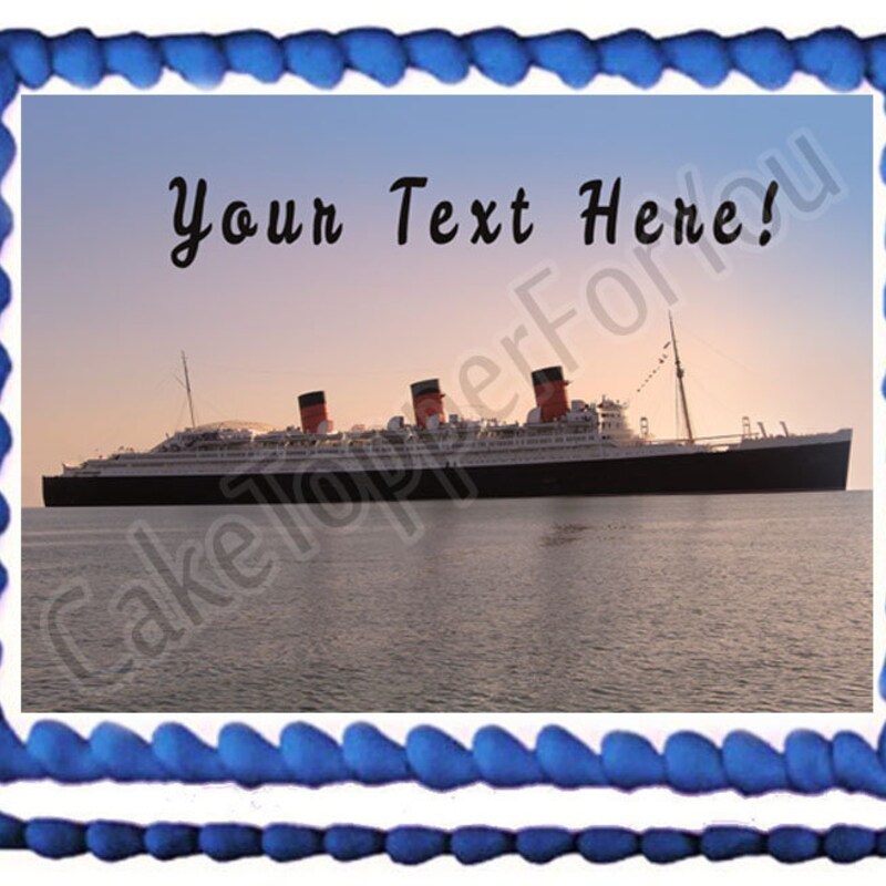 Ship Cake Topper - Etsy