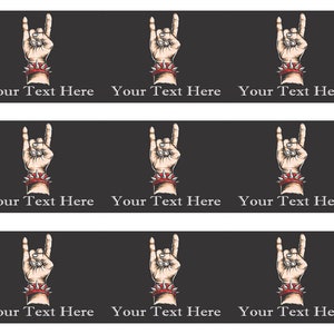 Rock & Roll Hand - Edible Cake or Cupcake Topper - Etsy