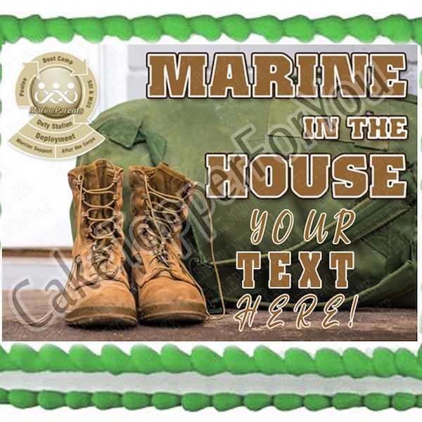 Marine Cake Topper - Etsy