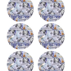 100 Dollar Bills C - Edible Cake or Cupcake Topper - Etsy