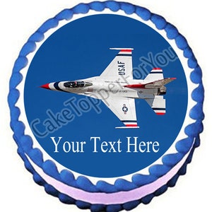 US Air Force - Thunderbirds 17 - Edible Cake Topper OR Cupcake Topper ...