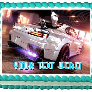 Need for Speed - Edible Cake or Cupcake Topper - Etsy