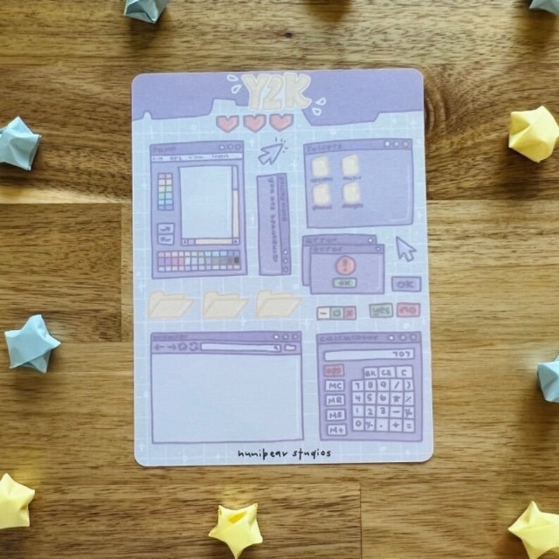Y2K Sticker Sheets - Etsy