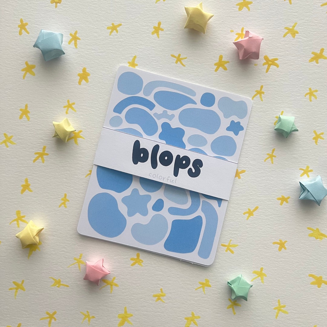 Blops Set Mini Sticker Sheets - Etsy