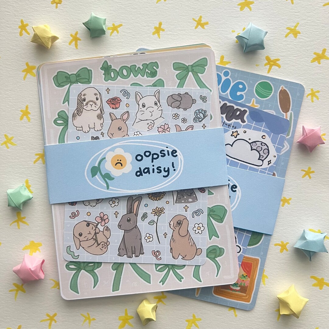 Oopsie Daisy Sticker Set - Etsy