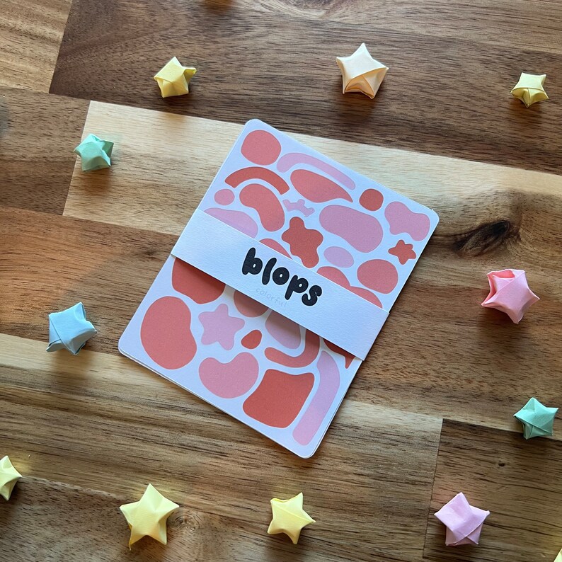Blops Set Mini Sticker Sheets - Etsy