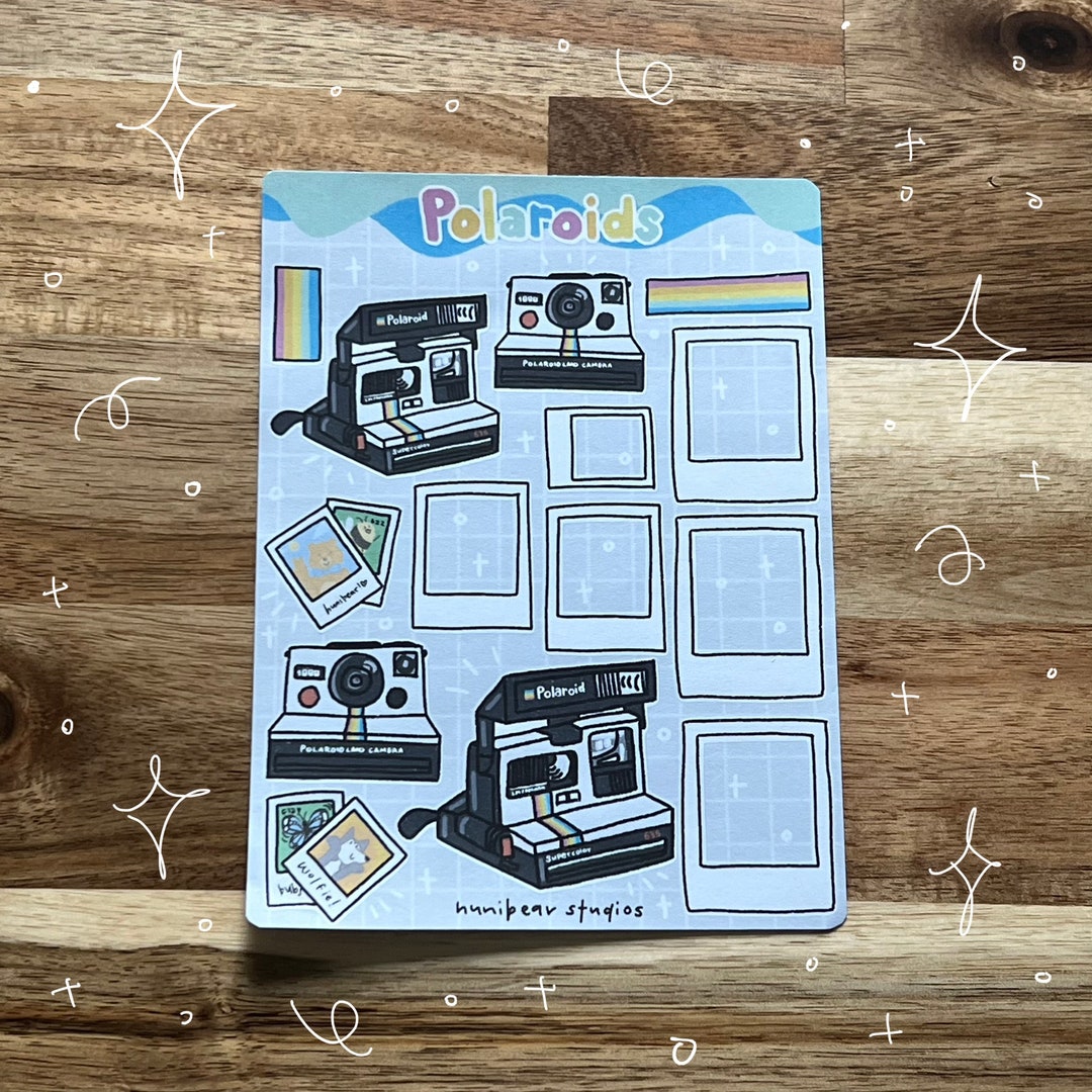 Polaroids Sticker Sheet - Etsy